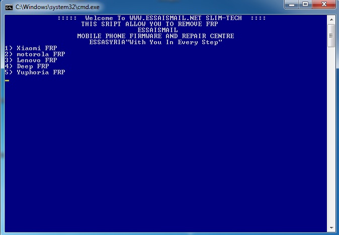 FRP Fastboot tool