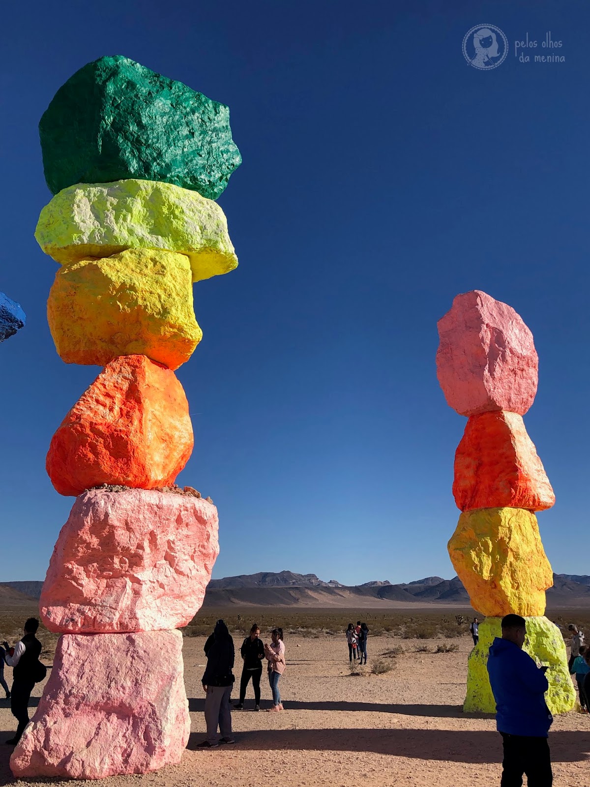 pelos olhos da menina: 7 Magic Mountains - Las Vegas