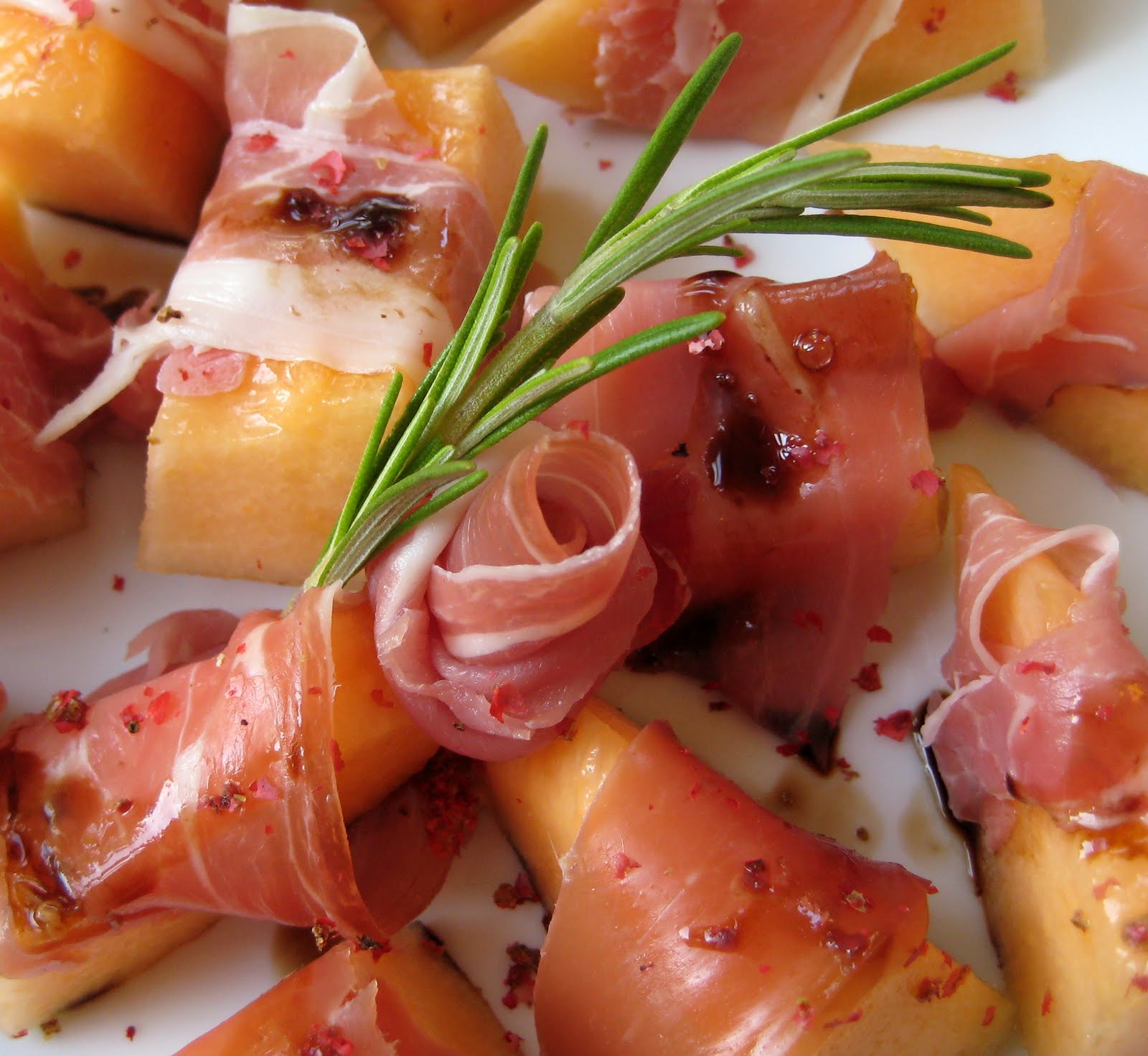 Cook Food. Mostly Plants.: Melon and Prosciutto with Pink Pepper and ...
