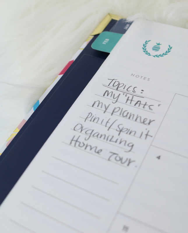 How I use my Simplified Planner. - My Glittery Heart