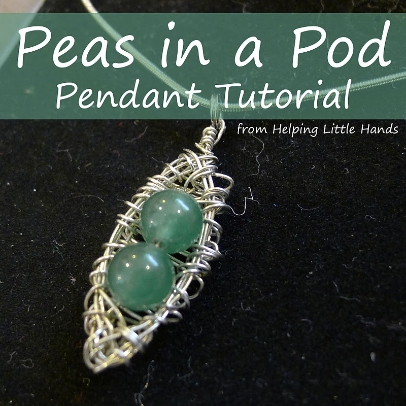 Pieces by Polly: Peas in a Pod Pendant Tutorial