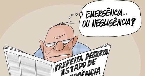 Sorriso Pensante-Ivan Cabral - charges e cartuns: Charge do dia: Emergência