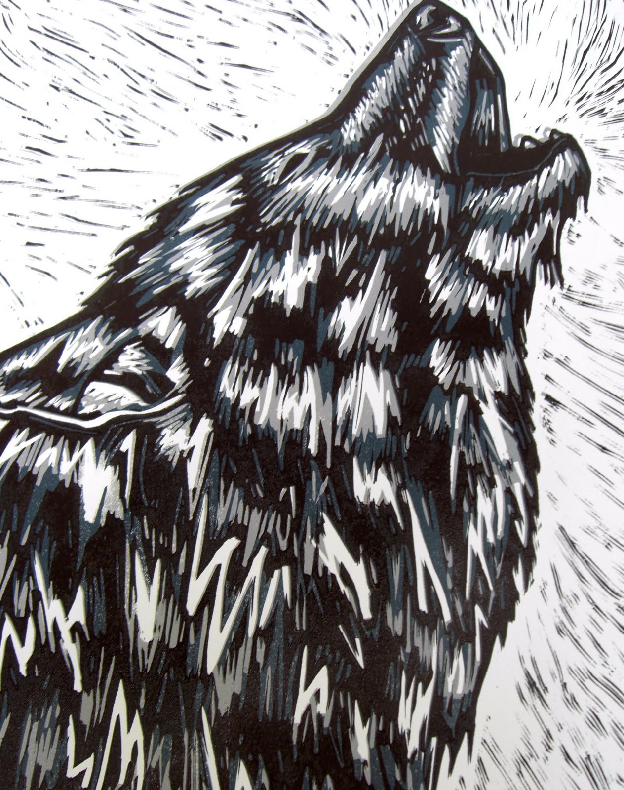 Emily Lamb: Animal Linoprints