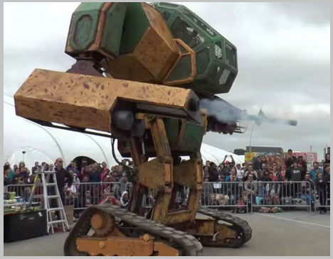 Duel Robot MegaBot Mk II versus Kuratas | Daily Life of Engineering Student