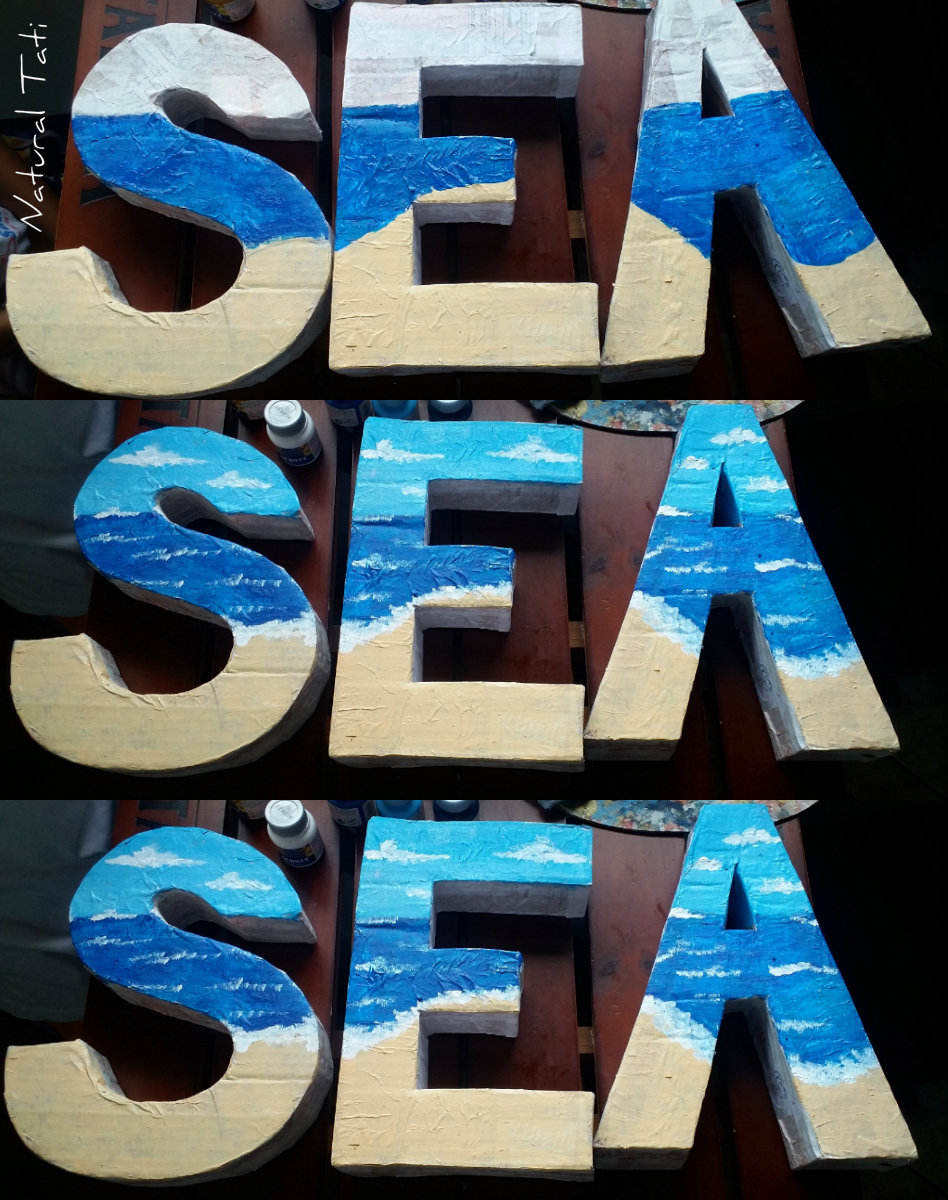 Natural Tati: Letra 3D para decoração DIY