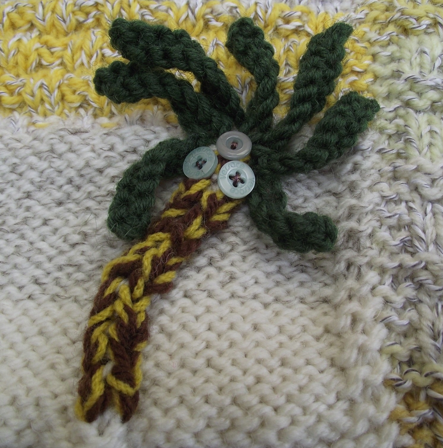 Lizzie Lenard Vintage Sewing: Knitting Coconut Palms