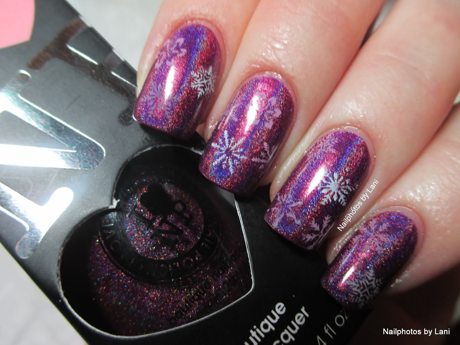 Nailphotos by Lani: December Solstice & Advent Nails - stamping nail art