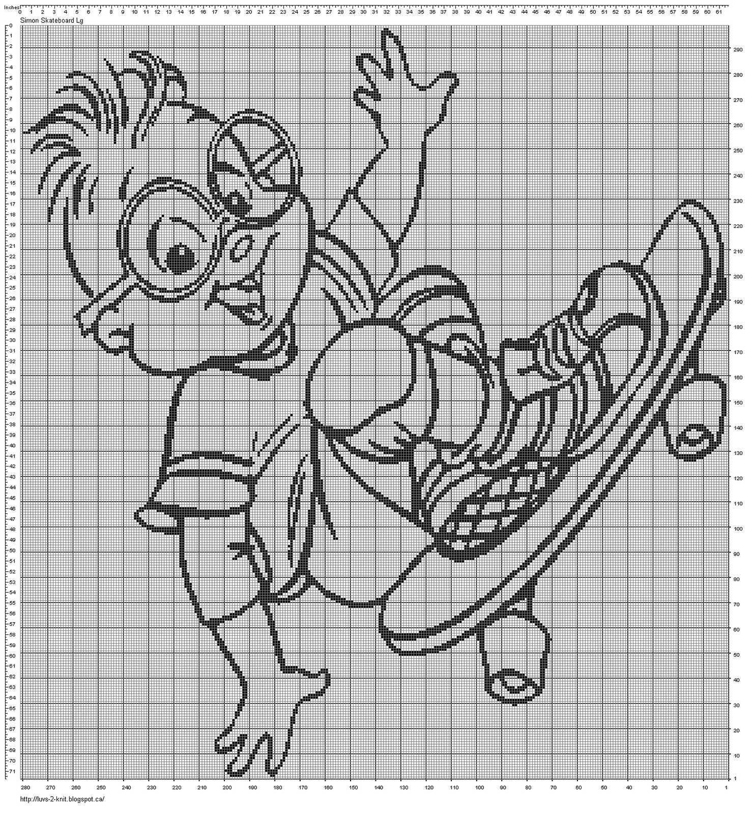 Cro Knit Inspired Creations By Luvs2knit: Chipmunks And Chipettes Charts