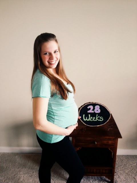 sunny with a chance of lemons: Pregnancy Update: 28 Weeks! Third ...