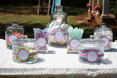 5M Creations: Hot Pink & Aqua Spa Party