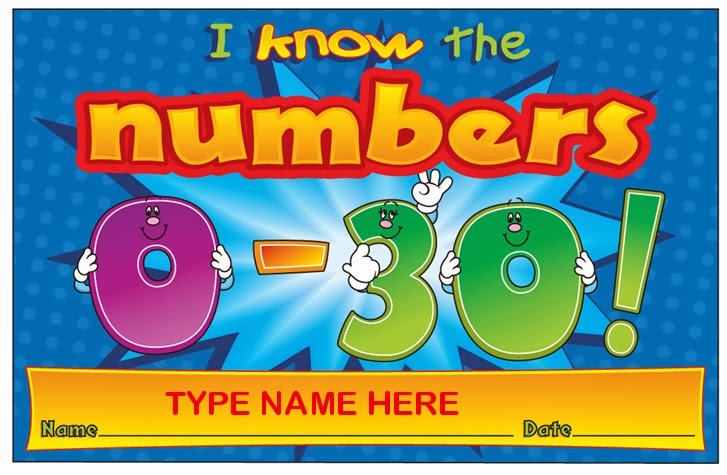 The Pinkest Teacher: Preschool Certificates