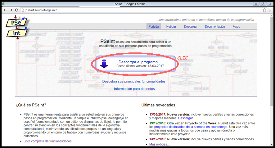 APRENDIENDO CON PSEINT: Bloc en PSeInt