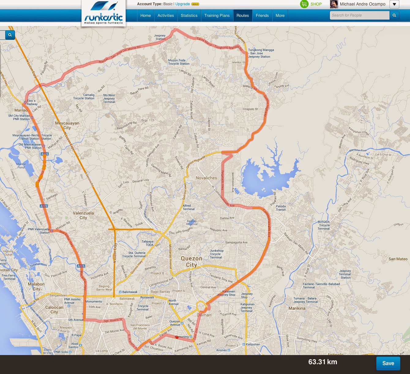 Run and Ride With The Wind: QC-San Jose Del Monte Bulacan-QC Bike Loop ...