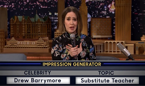 VJBrendan.com: Wheel of Impressions with Sarah Paulson & Jimmy Fallon