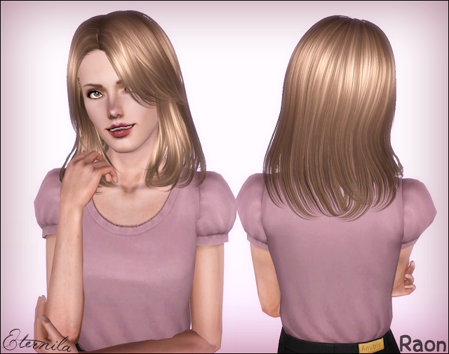 entertainment world: My Sims 3 Blog: Raon 38 Retextures and Hair Color ...