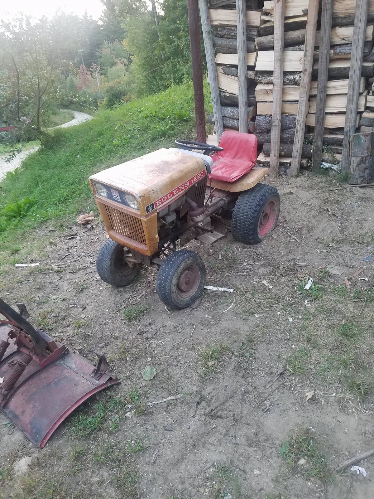 Rusty Gold and other Farm stories: Starting Jacob's tractor addiction
