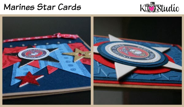K (heart) Studio: USMC Cards