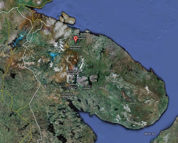 Erhan Önal's Blog: Turkish Flag and Kola Peninsula of Russia