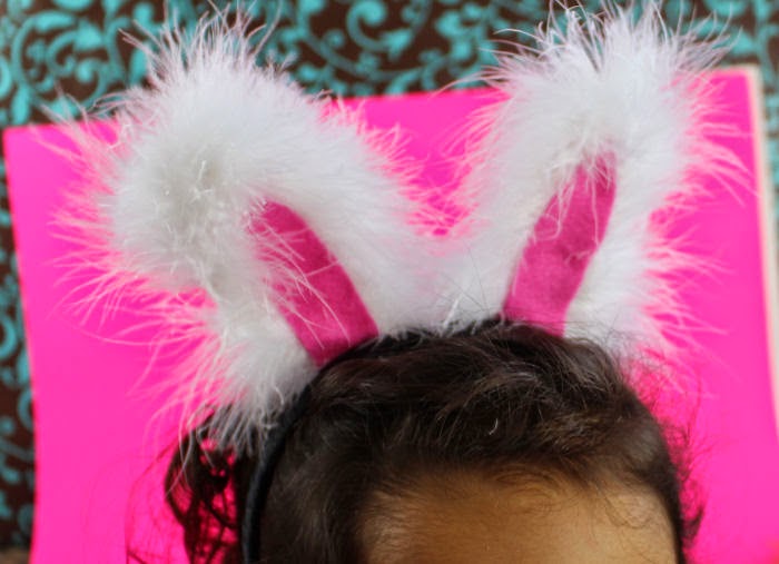 Fluffy Bunny Ears Headband Tutorial - First Time Mom and Losing It