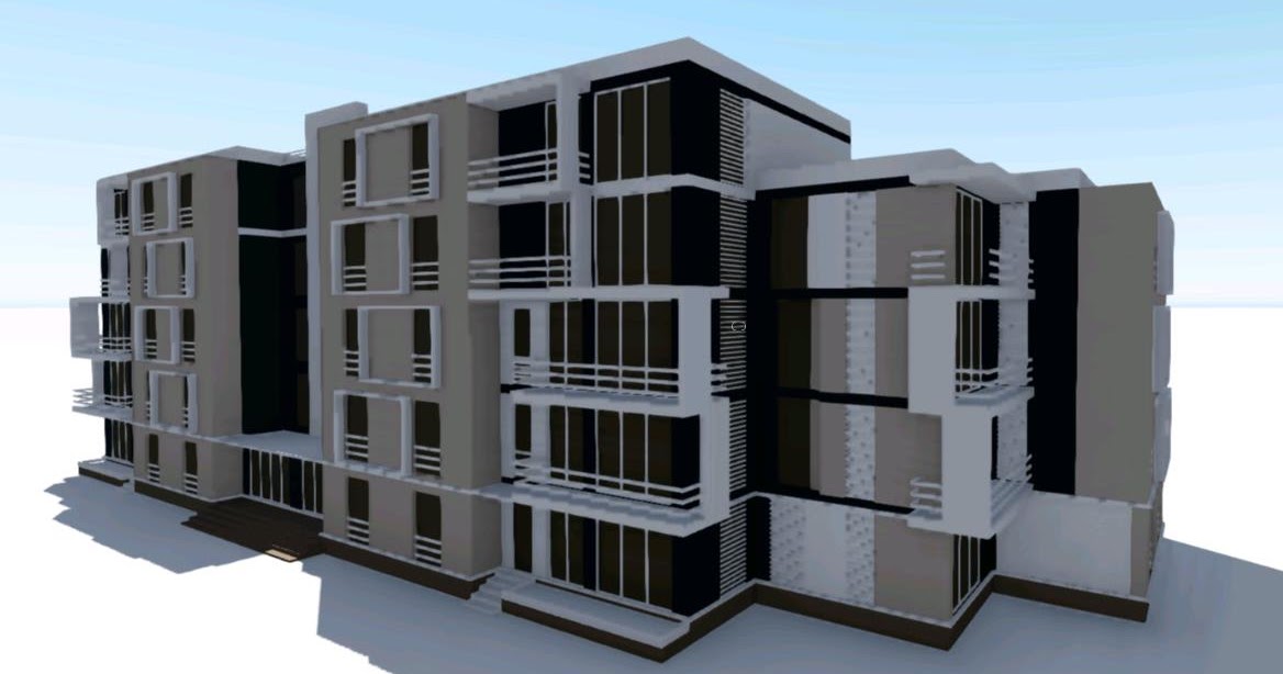Modelado en 3D de Vivienda Multifamilar ~ Expedientes de Construcción ...