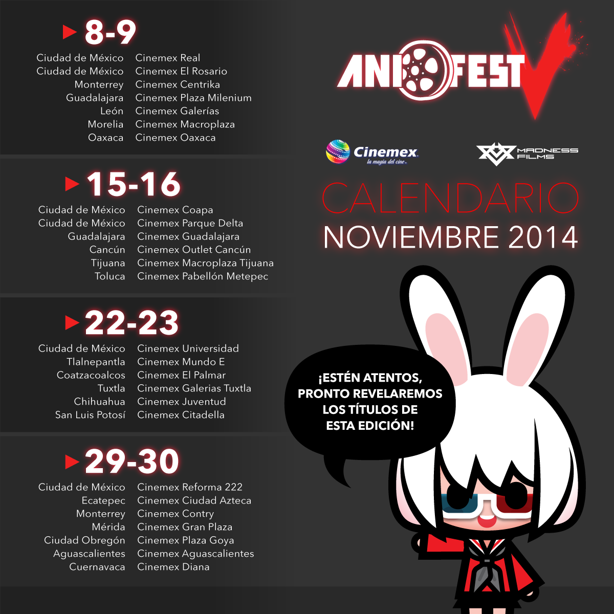 Mundo Asiático México: ¡Anifest V ya tiene fechas!