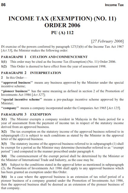 The Financial, Insurance & Investment Blog: Income Tax (Exemption) (No ...