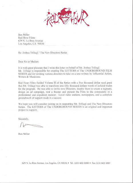 BUREAU of ARTS and CULTURE MAGAZINE: LOS ANGELES: THANK YOU BEN STILLER ...