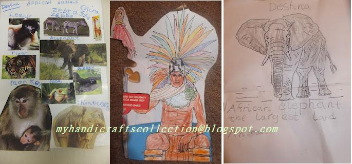 COLOURFUL IMAGINATIONS !!!!!!!: EXPLORE AFRICA - PROJECT FOR KIDS