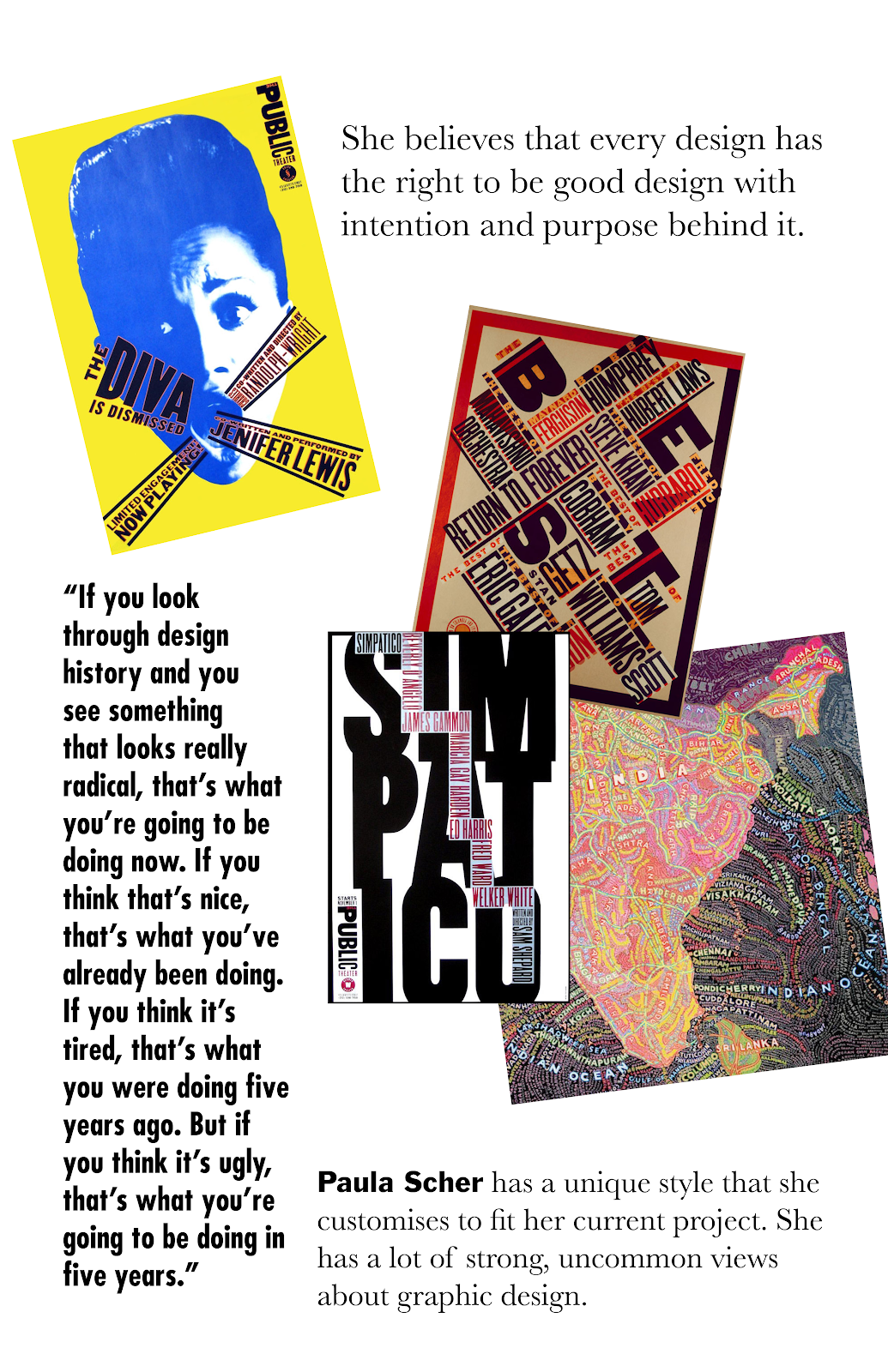 history of design - Paula Scher
