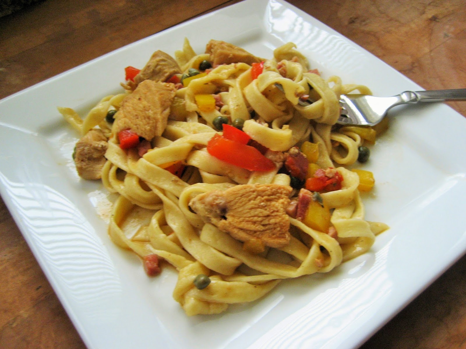 BLOG BY BINNS: Roman Chicken Pasta