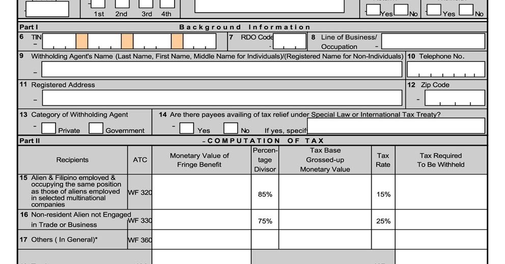 busapcom: BIR Form No. 1603