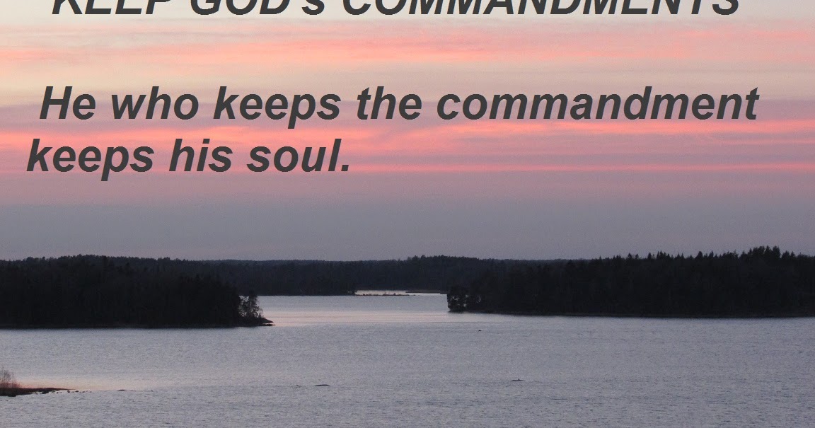 COMMANDMENT OF GOD
