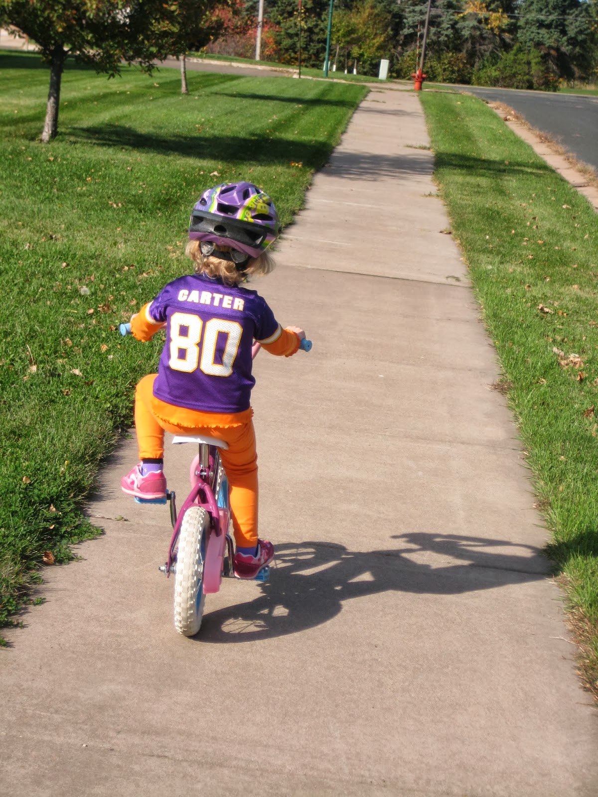Payge and Shadow: A nice October Bike Ride