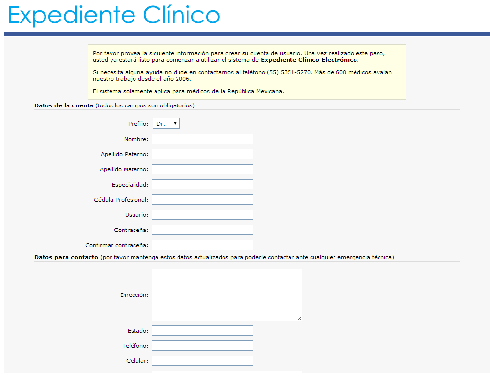 Computación Aplicada a la Medicina: Ejemplo de Expediente Clínico ...