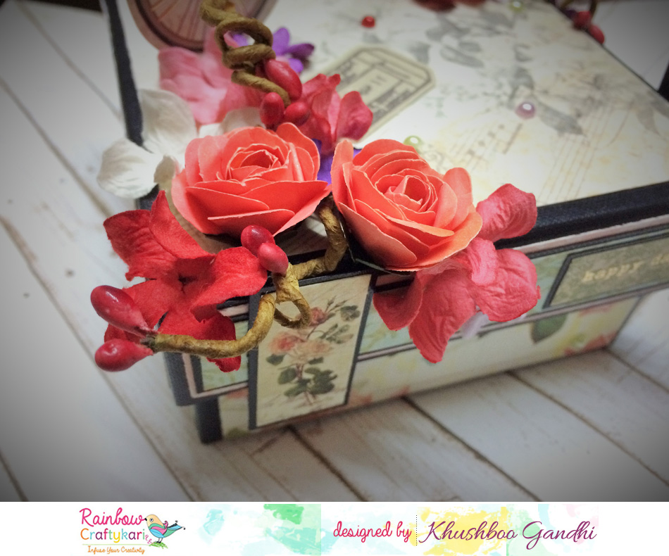 Welcome to Rainbow Craftykari Blog: Quick and Easy Chipboard Box ...