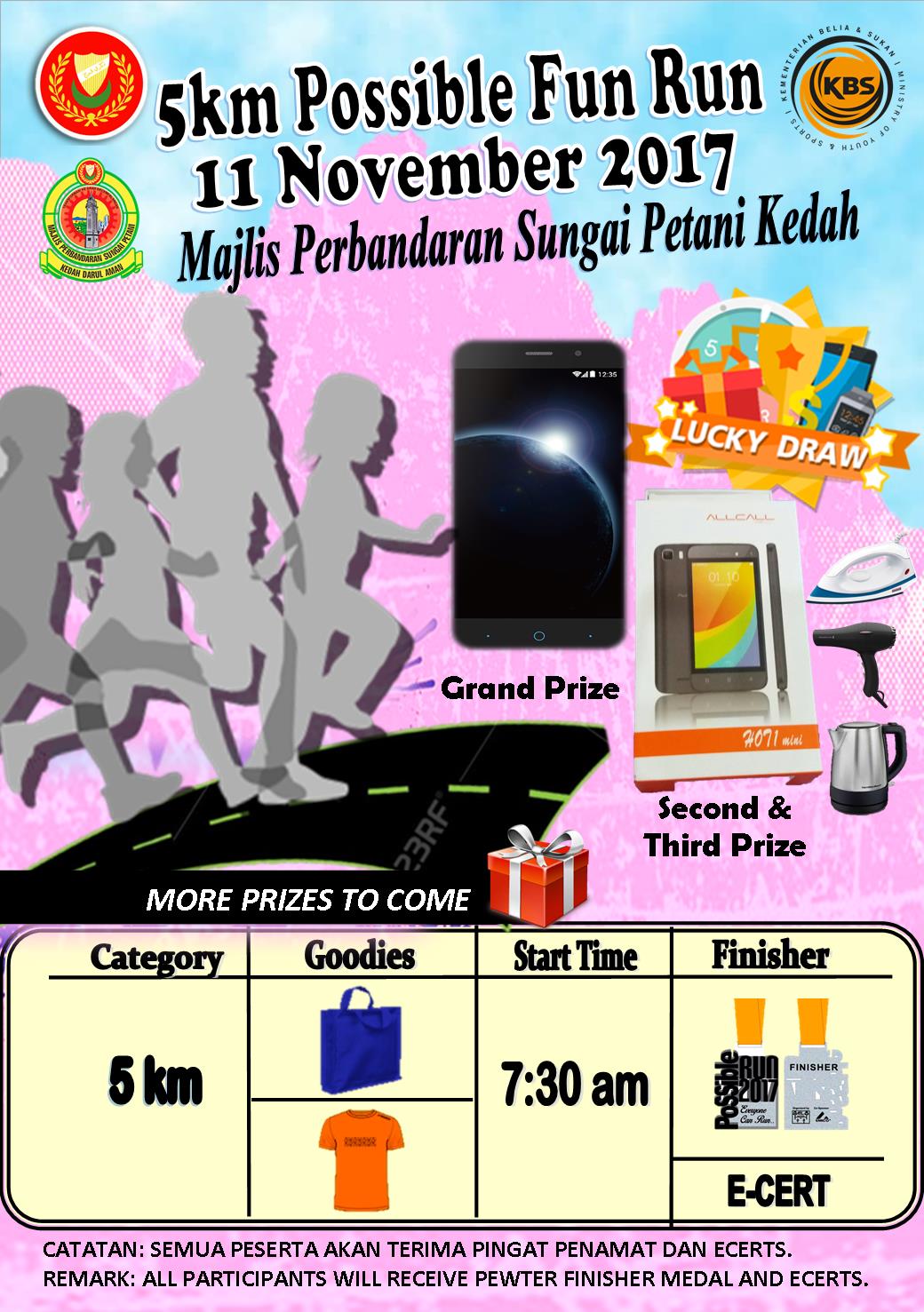 RUNNERIFIC: 5km Possible Fun Run