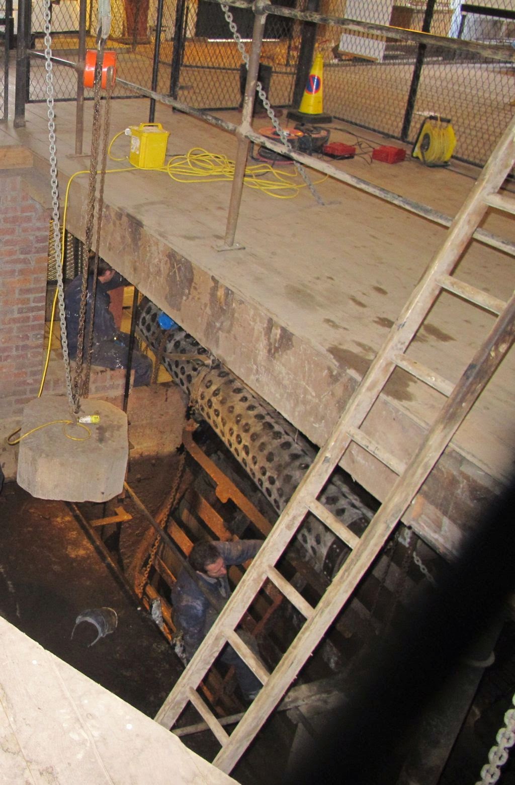 Vince's World: A new blind for The Great Wheel at Quarry Bank Mill