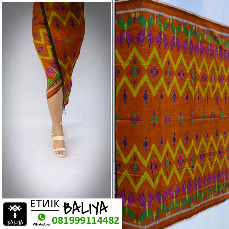 kain endek sutra: endek asli