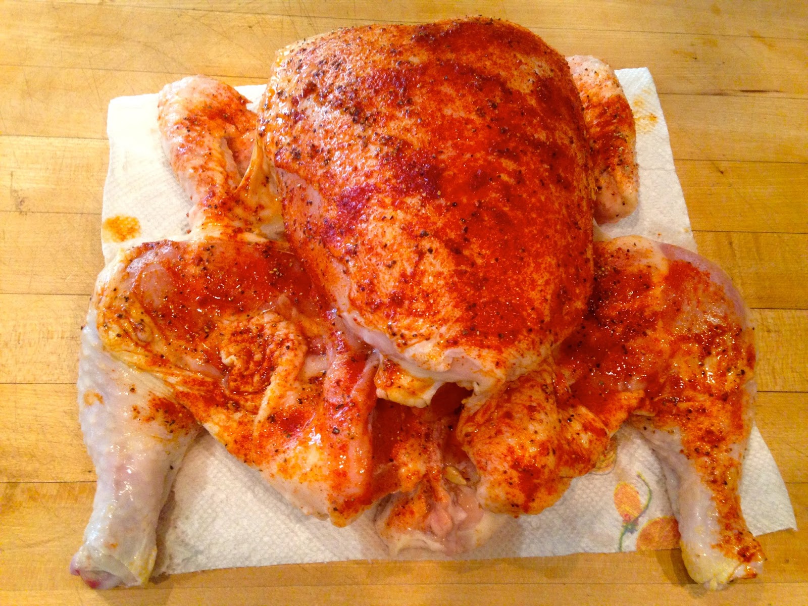 Rita's Recipes: Cast Iron Splayed Roast Chicken