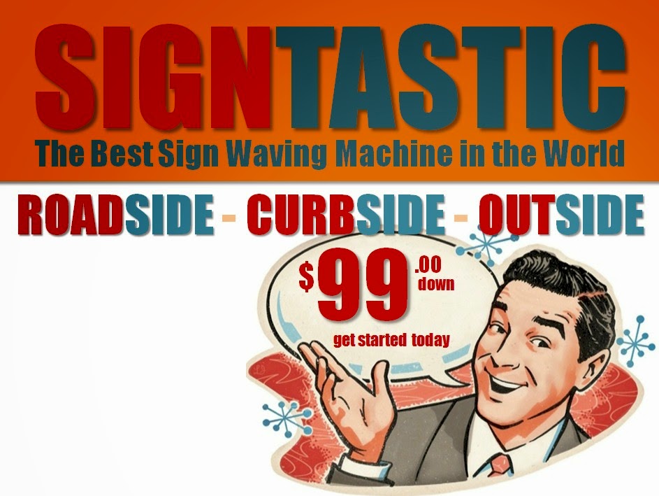 Sign Waving Machines Outdoor Portable Mannequin Waver Spinner Machine ...