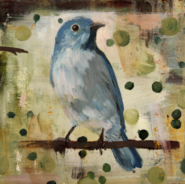 Matt Flint Art: Blue Birds