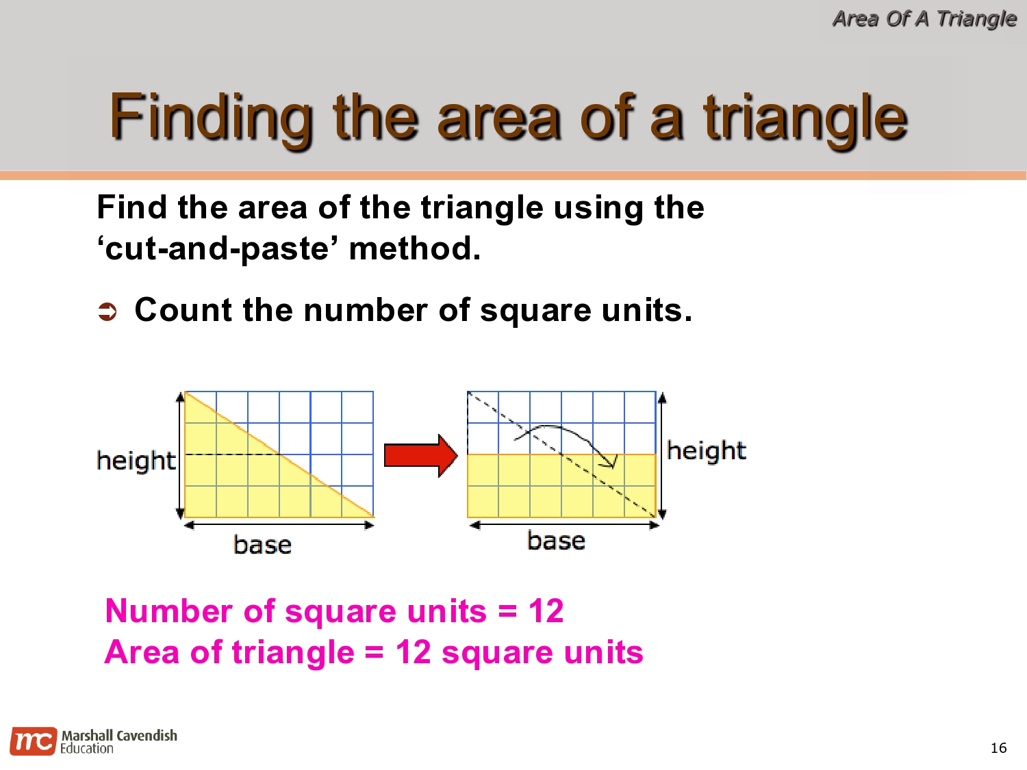 EDP 2013 Primary 6 Fabulous: Math Revision Notes: Area of Triangle
