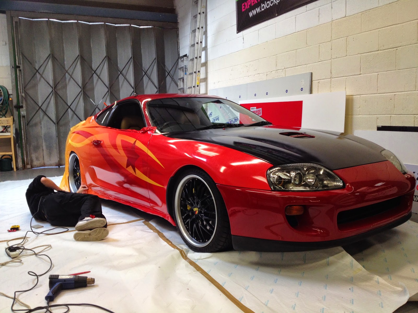 Blackpool Signs and Graphics Ltd.: Vehicle Wrap - Supra Twin Turbo for ...