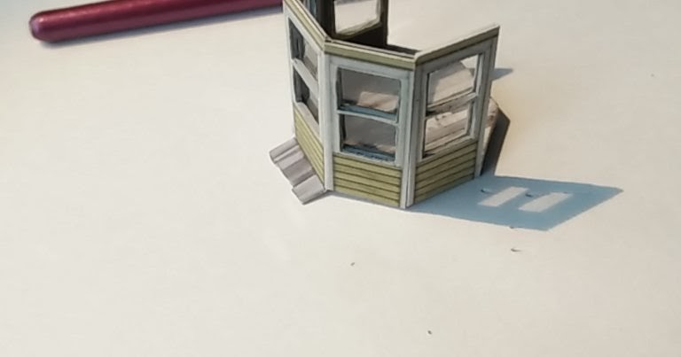 Miniature Architecture Blog: Clever Models Gateman Tower, Test Fitting ...