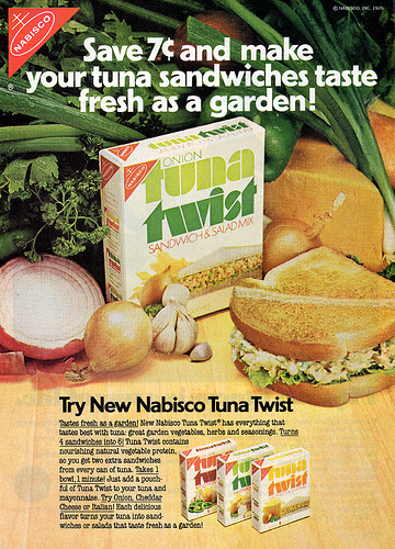 Gone But Not Forgotten Groceries: From the Misc. Foods Aisle - Tuna Twist