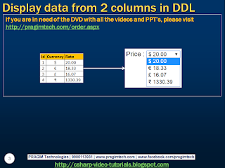 Sql server, .net and c# video tutorial: Display data from two or more database table columns in ...