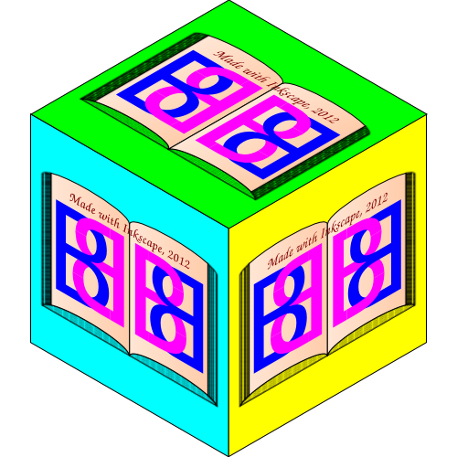 Inkscape Cookery Book: Cube Collage