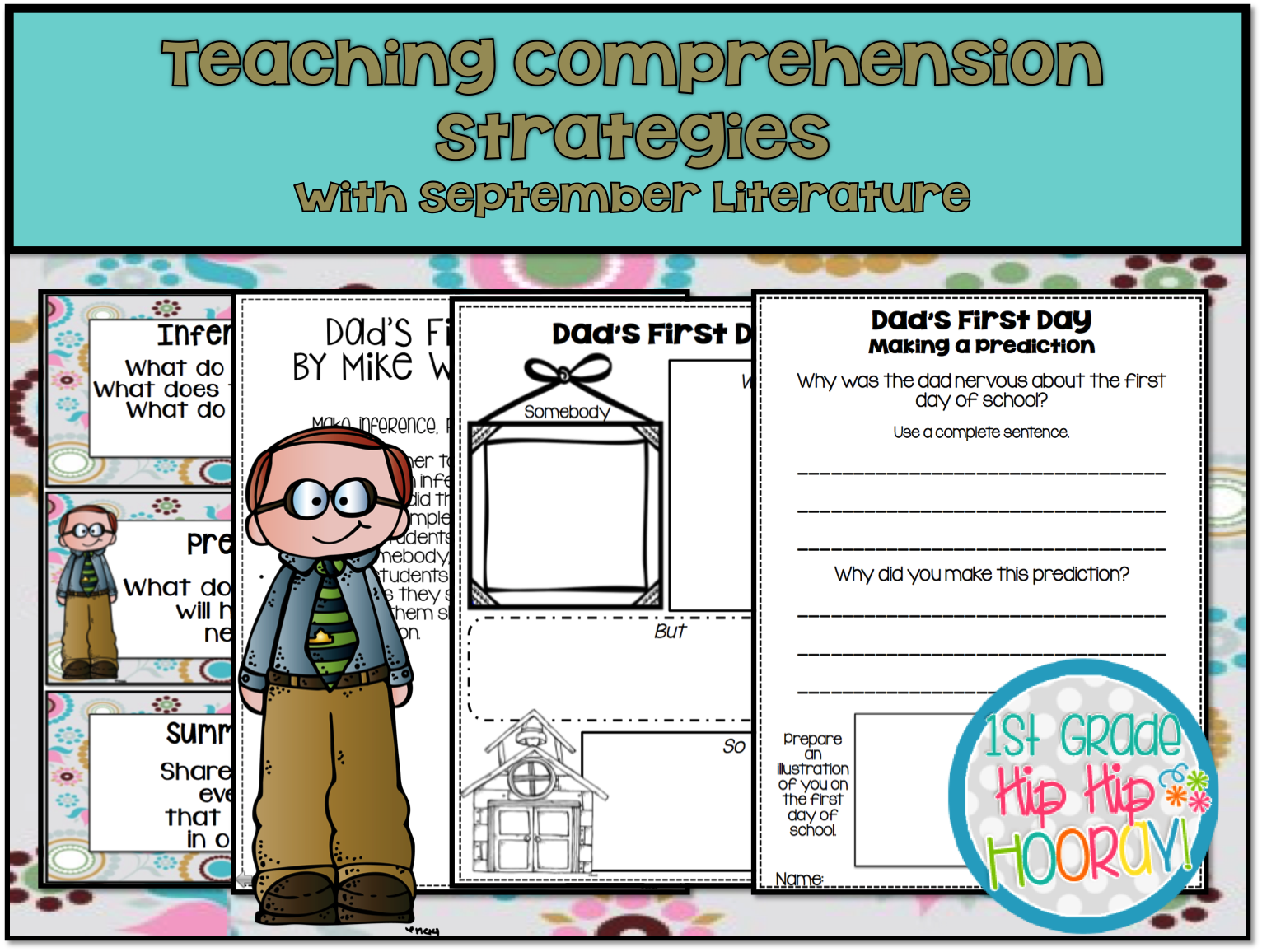 1st Grade Hip Hip Hooray!: Teaching Comprehension with September Literature