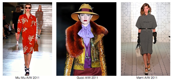 &7: Vintage inspiration on the A/W catwalk