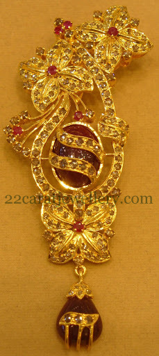 Fancy Flower Locket - Jewellery Designs
